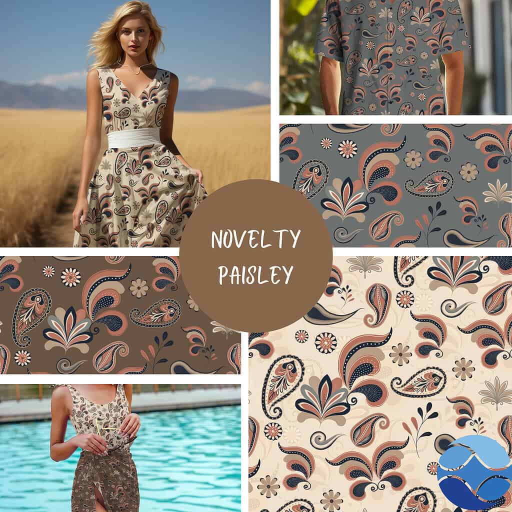 Novelty Paisley Pattern: Elegant Versatile Print for Modern Fashion in ...